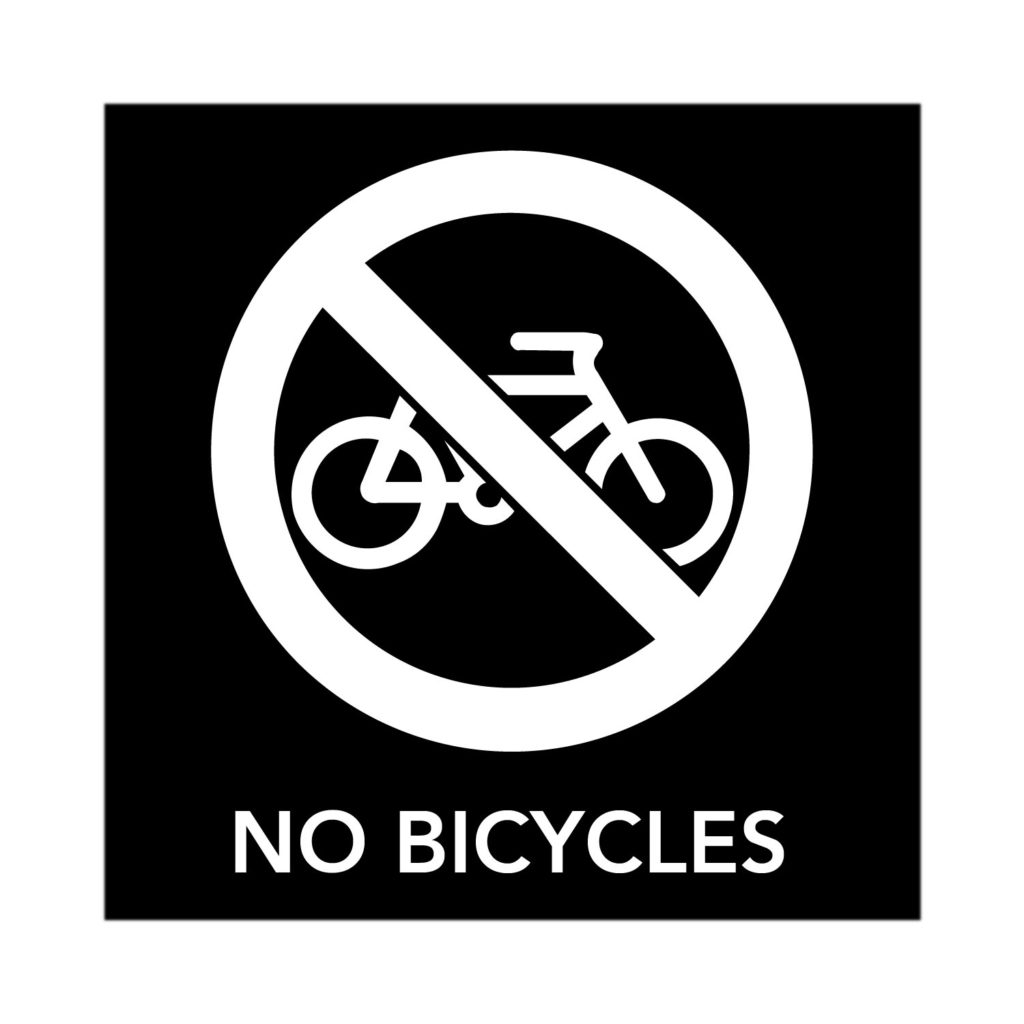 No Bicycle Signs - Epic Signs