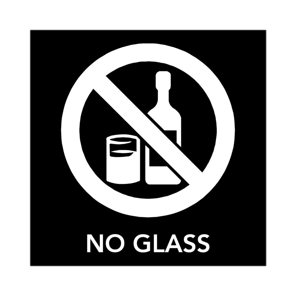No Glass Signs - Epic Signs