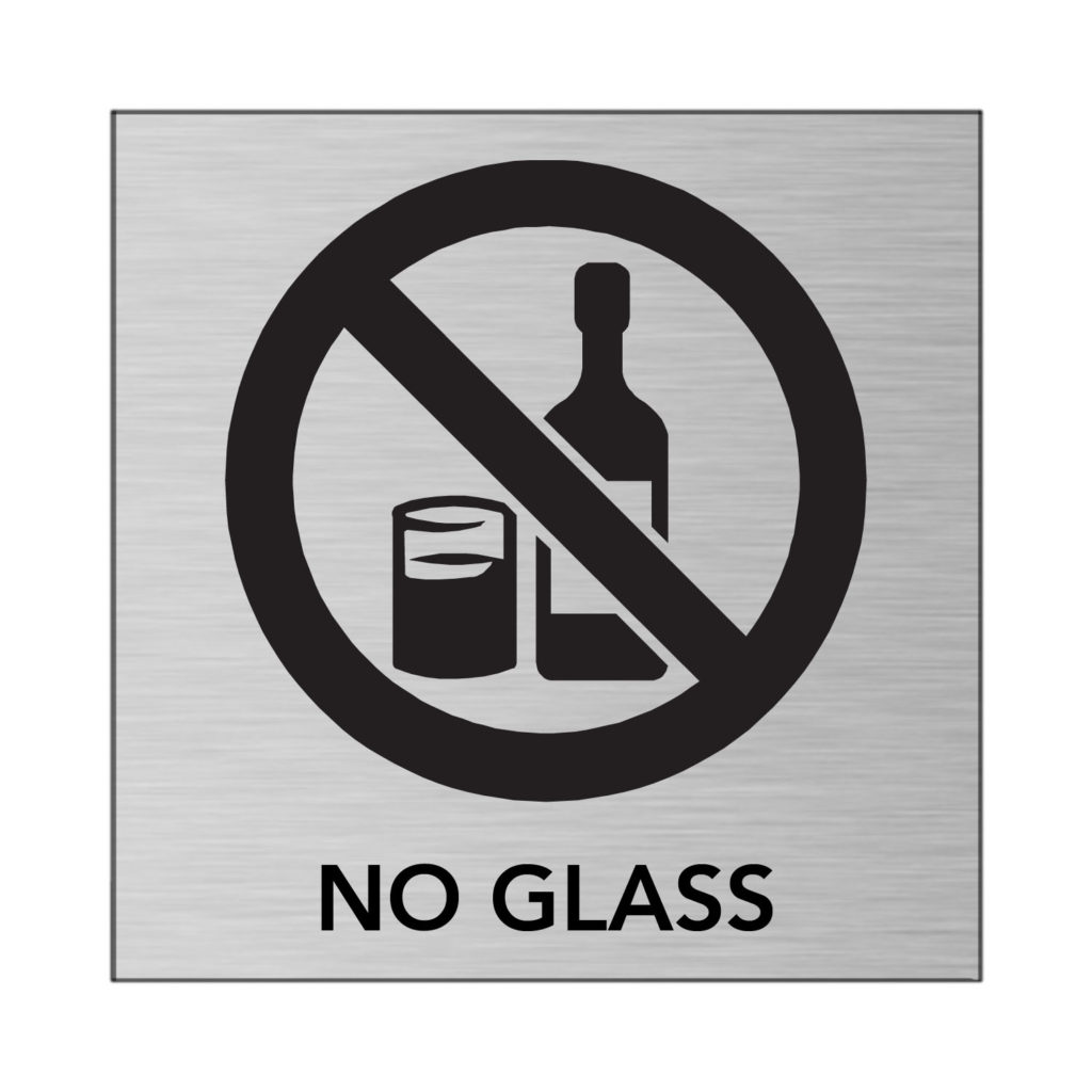 No Glass Signs - Epic Signs