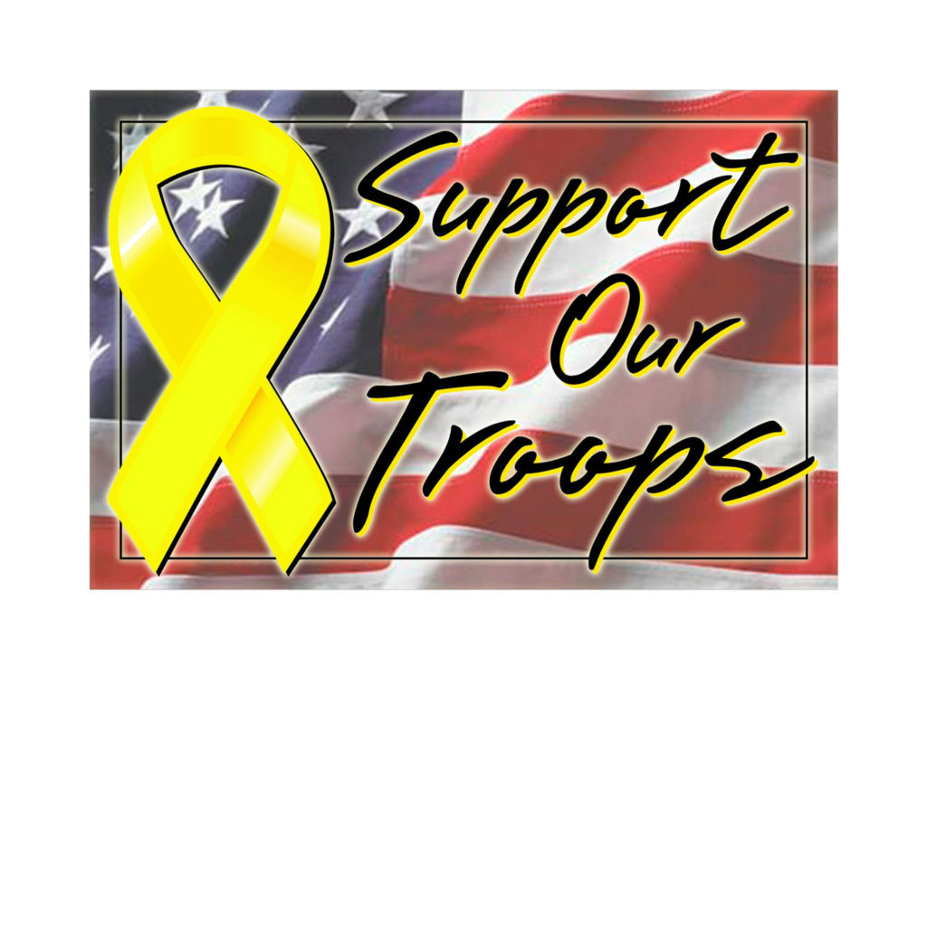 Support Our Troops (Yellow Ribbon) - Epic Signs