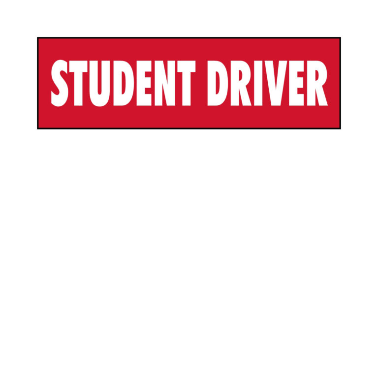 Student Driver Sticker - Epic Signs