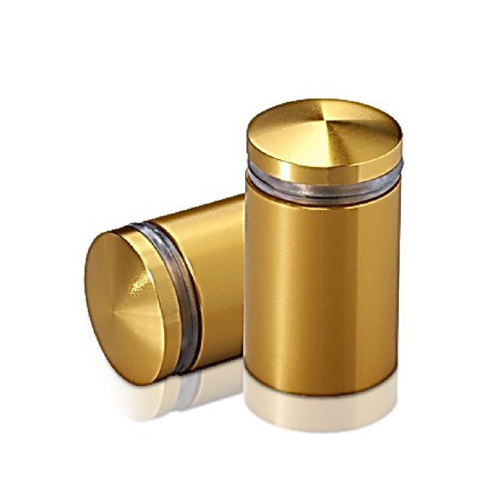 Gold Standoffs - Epic Signs